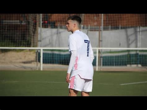 Bruno Iglesias Real Madrid Juvenil A U19 vs Leganés 11 04 2021