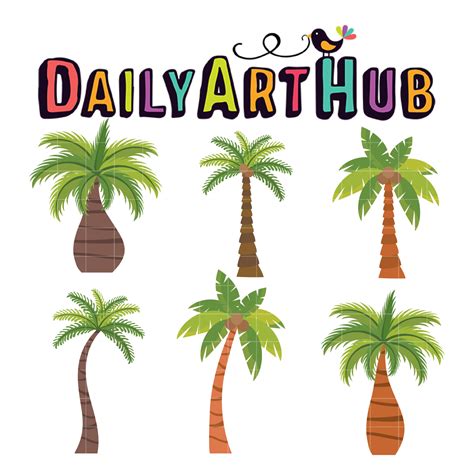 Palm Tree Clip Art Cut Outs Teacher Made Twinkl Clip Art Library