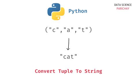 convert tuple to a string in python data science parichay