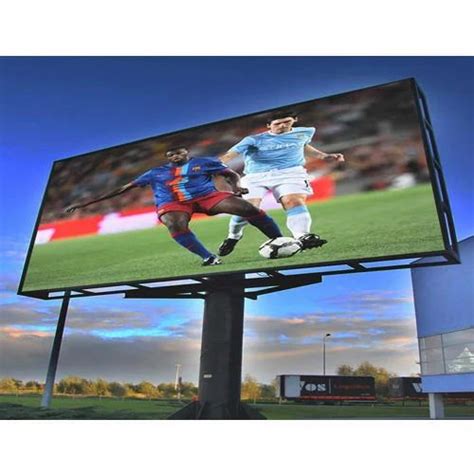 Square White Advertising Outdoor LED Screen Display Size 6 Inch X 64