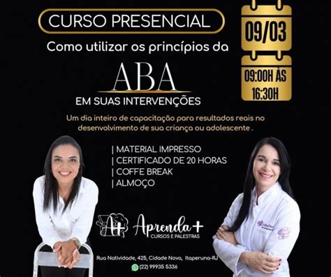 CURSO COMO UTILIZAR OS PRINCÍPIOS DA ABA EM SUAS INTERVENÇÕES em