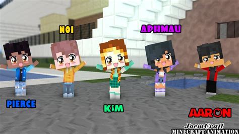 Aphmau Crew Kim Noi Pierce Aaron Gangnam Style Chichekn Wings