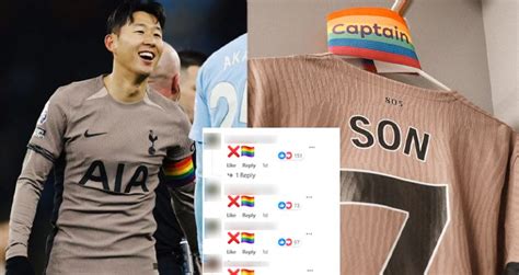 ซนฮงมน โดนถลมหนก หลงสวมปลอกแขน สนบสนน LGBTQ ลงสนาม CatDumb