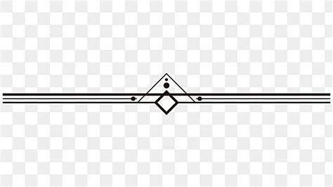 Decorative Dividers Vector Hd PNG Images Black Decorative Line Divider