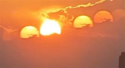 Se observan siete soles en China un fenómeno entre el asombro la