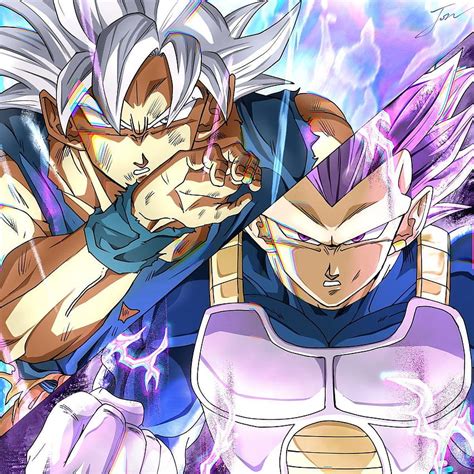 Goku Mui Y Vegeta Hakaishin In Goku Mui And Vegeta Hakai Form Hd