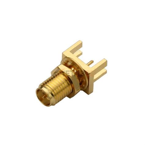 Reverse Polarity SMA Female PCB Edge Mount Connector MetabeeAI