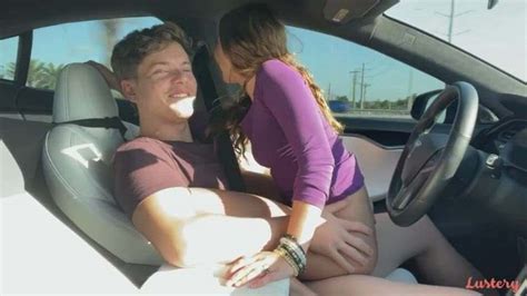 Bailey Base 20 Sex In A Tesla Porn Starlet