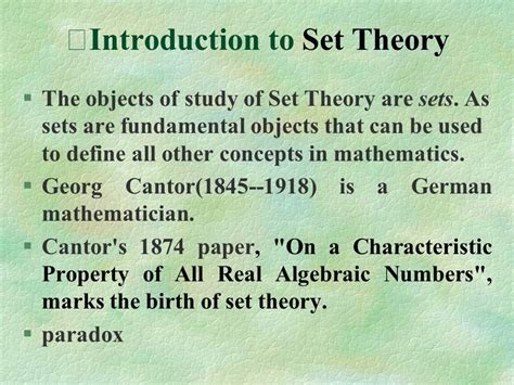 Discrete Mathematics Discrete I E No Continuous Set Theory