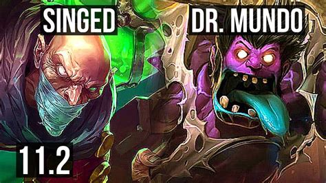 Singed Vs Dr Mundo Top Rank Singed M Mastery Games