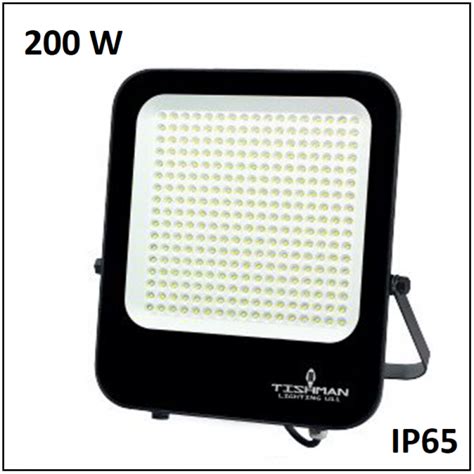Reflector Led Slim W Luz Blanca K Ip Uso Intemperie V