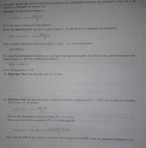solved 8 10 points review the proof of the following
