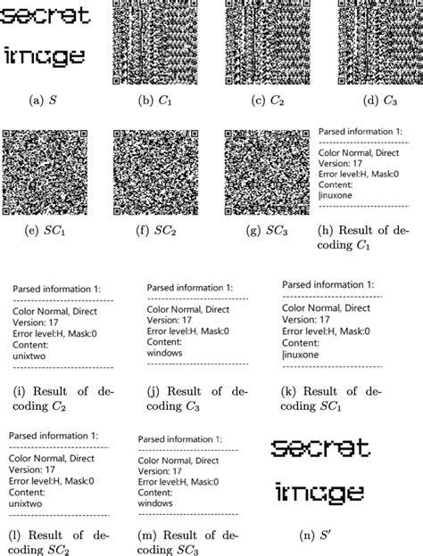 xor ed visual secret sharing scheme with robust and meaningful shadows based on qr codes