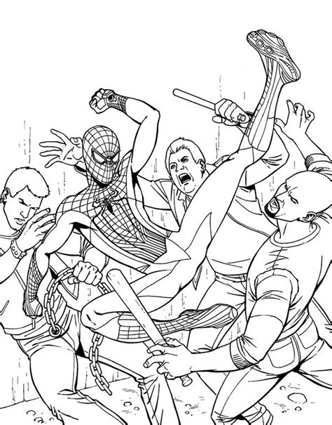 Spider Man 1 Coloring Book Art On Behance Coloring Book Art Book Art