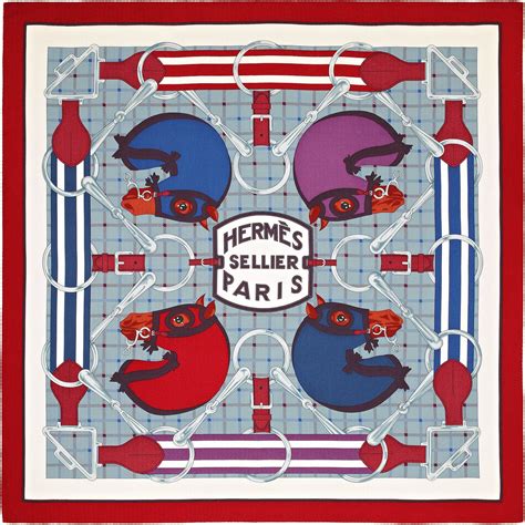 55 x 55 shawl Hermès Tatersale Silk Accessories Cashmere Shawl