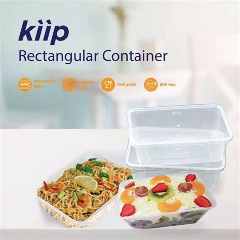 Jual Thinwall Kiip 500 Ml 650 ML 750 ML Kotak Makan Tahan Panas