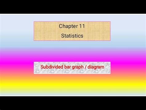 Subdivided Bar Graph YouTube