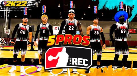 PROFESSIONAL NBA 2K PLAYERS GO TO THE REC NBA 2K22 JORDAN REC CENTER