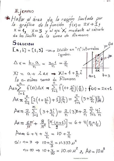 Ejercicios Resueltos De Integral Definida Apuntes De Ingenieria Civil