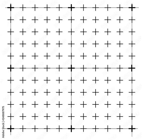 measured grid graph plotting grid corner ruler with measurement isolated on the white