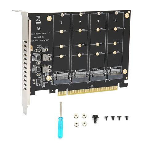 Amazon Dual M 2 PCIE Adapter Card 4 Port M 2 NVMe SSD To PCIE X16