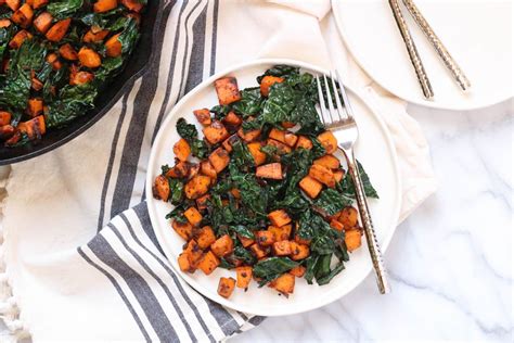 Vegan Sweet Potato And Kale Hash The Mostly Vegan