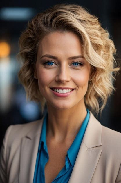 Premium AI Image Business Woman With A Professional Personality She