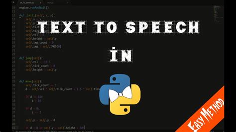 how to build a text to speech app under 3 min and 8 lines using python and pyttsx youtube