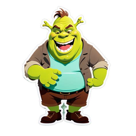 I Made An Ai Sticker Of Drunk Shrek