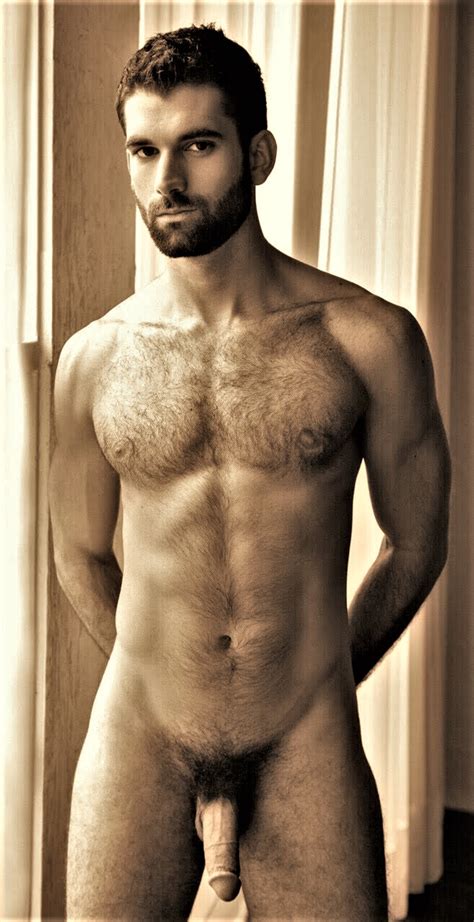 Naked Nice Guy Cock Show Hairy Nude Bush