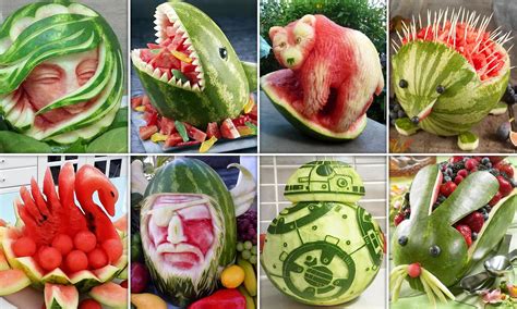 Carved Watermelon