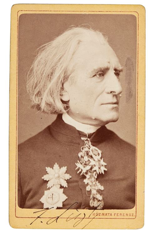 Franz Liszt 1811 1886 Photograph By Ferencz Kozmata 1873 Carte