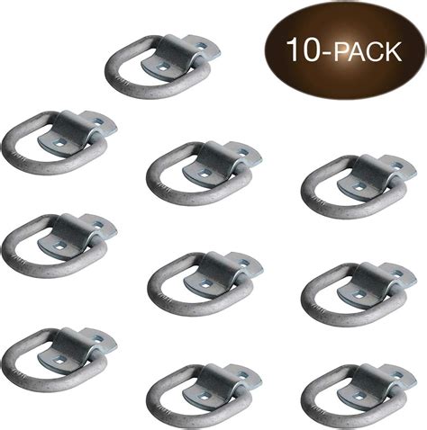 Amazon DC Cargo Mall Ten 1 2 Bolting D Ring Tie Down Anchors With