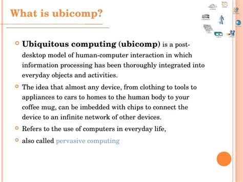ubiquitous computing