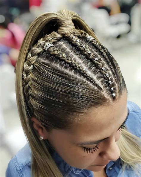 Las 97 Mejores Peinados Con Trenzas Cabello Recogido Brbikes Es