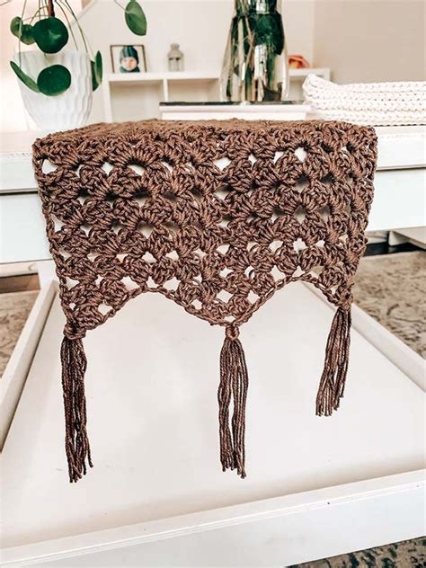 Camino De Mesa Granny Tejido A Crochet Danii S Ways Crochet Table