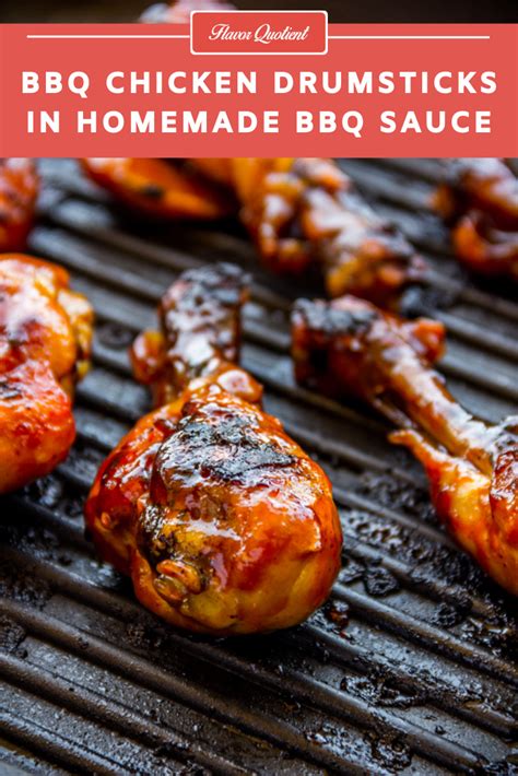 Barbecue Chicken Drumsticks Recipe Flavor Quotient