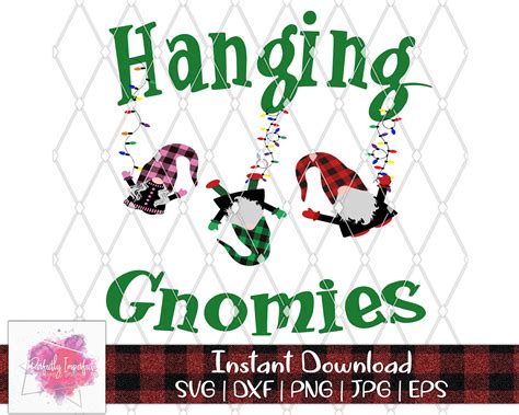 Hanging With My Gnomies Gnomies Svg Christmas Gnome Svg Christmas Svg