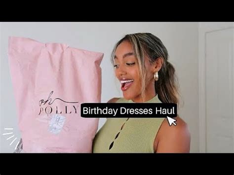 Birthday Dresses Try On Haul Oh Polly Haul Youtube