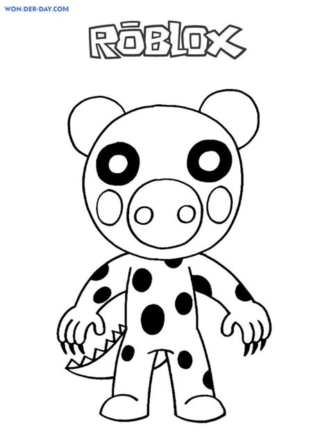 Dibujos Para Colorear Piggy Roblox Para Imprimir Gratis