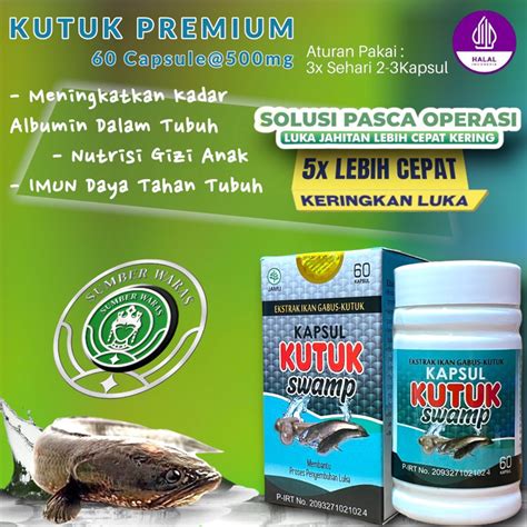Jual REAL TESTIMONI Kapsul Kutuk Sehat Sentosa Isi 60 Ekstrak Ikan