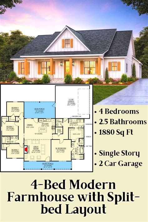 7 Best 4 Bedroom House Plans With Pictures
