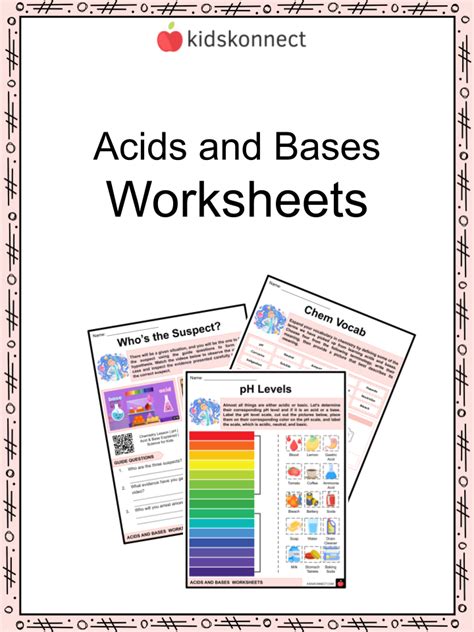 Acids Bases And Salts Worksheet 1 PDF Acid Sodium Chloride