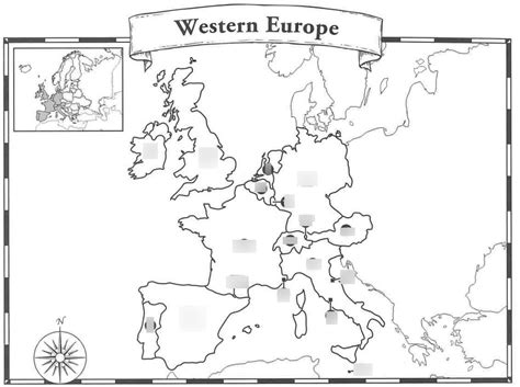Western Europe Map Quiz Diagram Quizlet