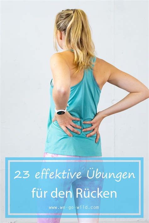 Rückenübungen für zuhause So stärkst du deinen Rücken