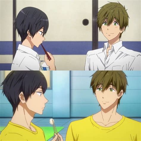 Haruka Nanase Makoto Tachibana Still Cute Free Anime Free Iwatobi