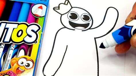Rainbow Friends Coloring Pages Roblox Free Printable Templates