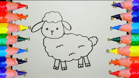 como dibujar una oveja facil y rapido para niñ s YouTube