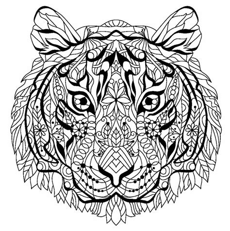 Desenhos De Tigre Para Colorir Pop Lembrancinhas