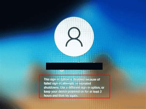 How To Fix This Sign In Option Is Disabled Error In Windows 10 Or 11